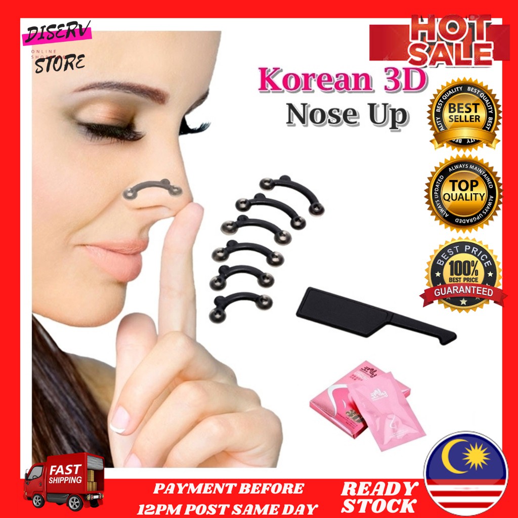 3D Nose Up Shaper Lifter Clip Nose Beauty Up Lifting Soft Safety ...