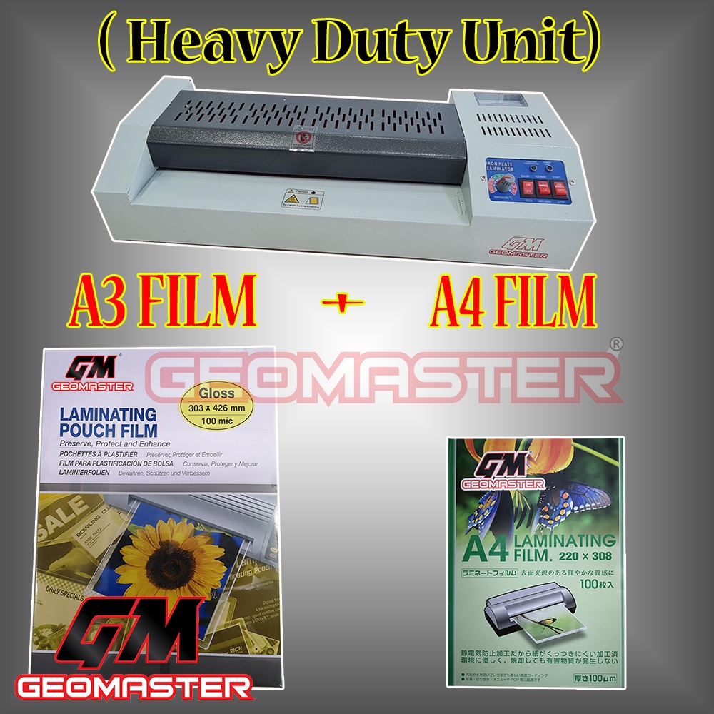 Geomaster A3 Laminator Machine Laminate Machine Mesin Laminate A3