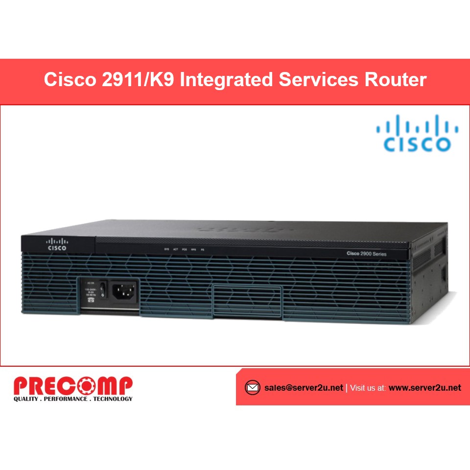 [READY STOCK] (Refurbished) Cisco 2911/K9 Integrated Services Router ...