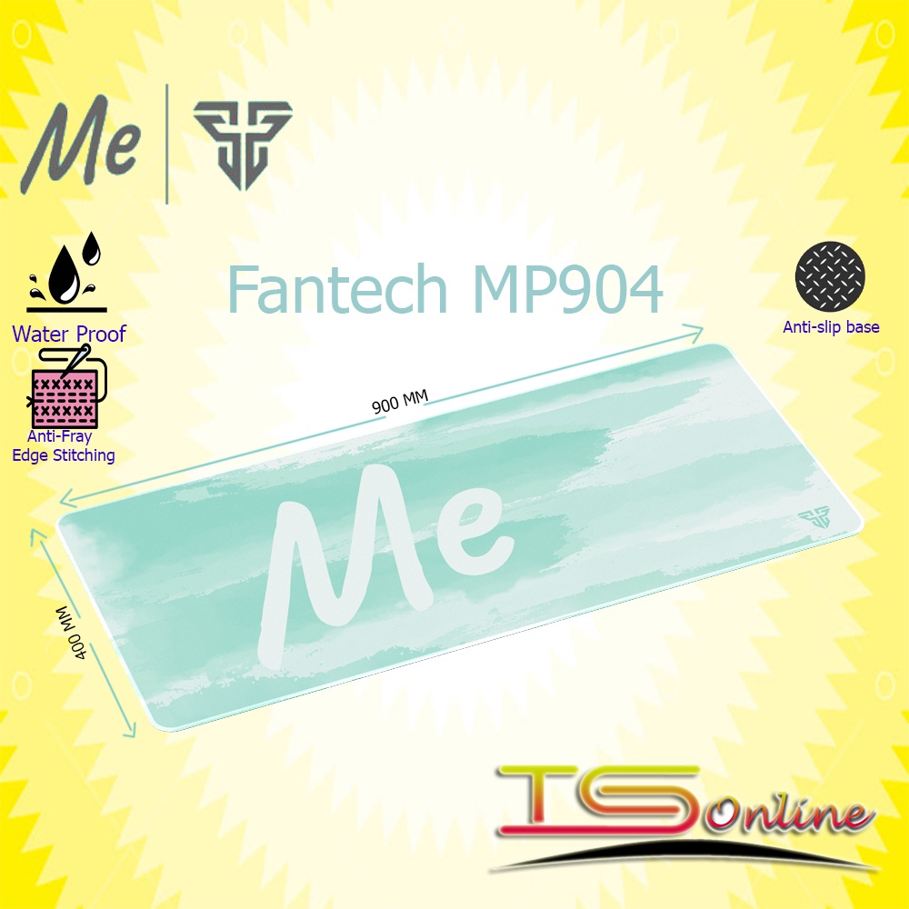 Fantech New Model Green Mp904 High Non Slip Base Gaming Mouse Pad Me