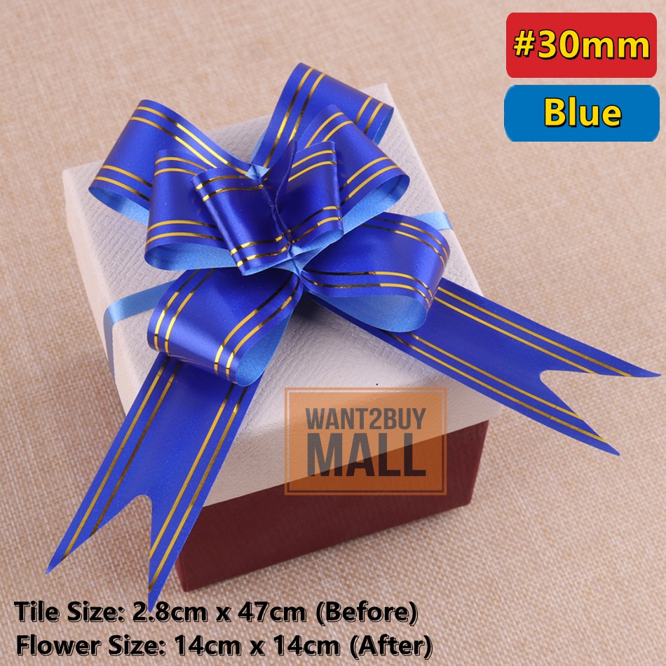 10pcs pack Pull Ribbon Riben Reben Ribben Satin Organza Gift Flower ...