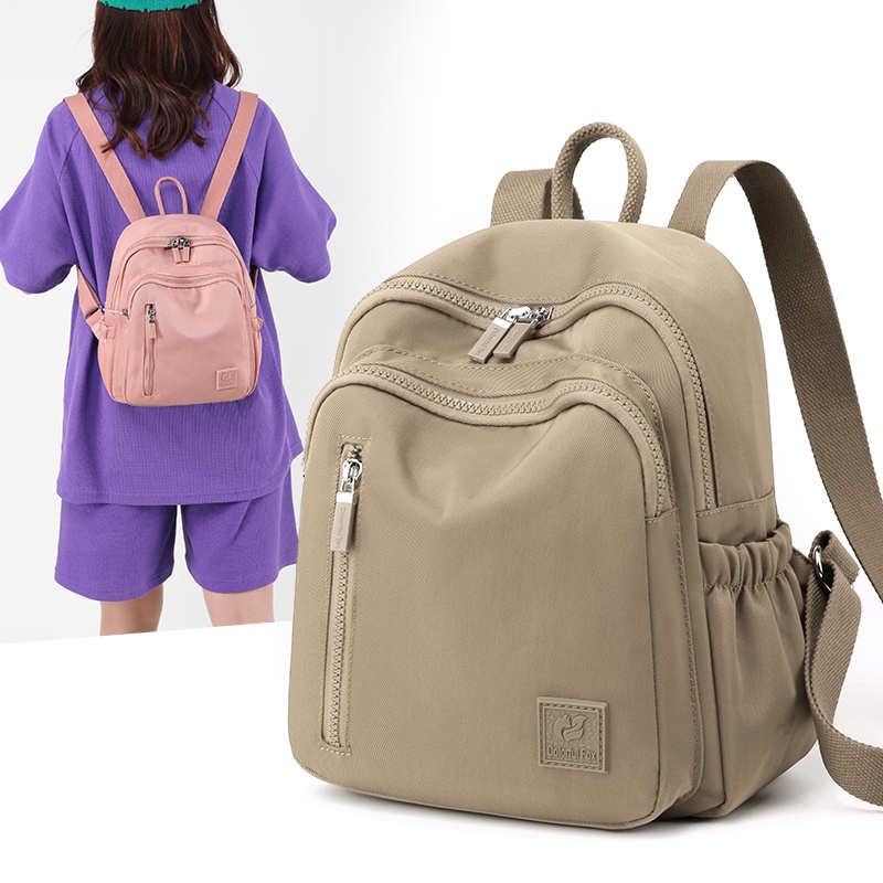 【Colorful Fox】new backpack for women waterproof nylon korean fashion ...