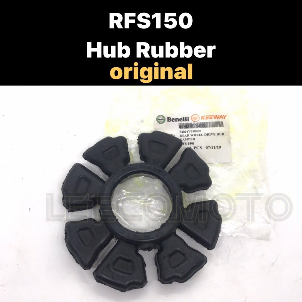 ORIGINAL BENELLI RFS 150 150i RFS150 RFS150i HUB RUBBER SET GETAH HUB ...