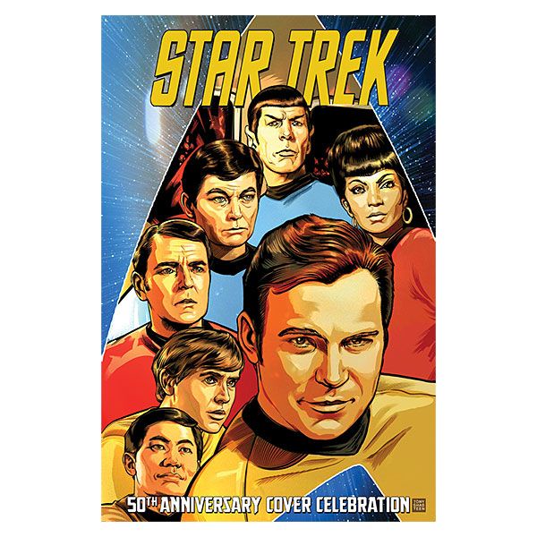 STAR TREK 50TH ANNIVERSARY COVER CELEBRATION ILLUSTRATIONS ARTBOOK 54 ...