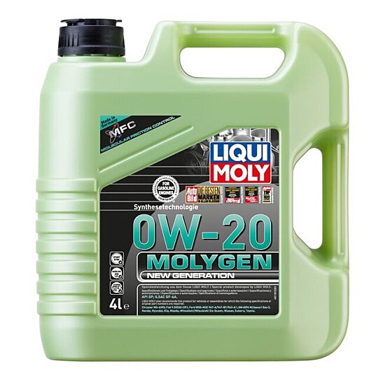 Liqui Moly Molygen New Generation 0W20 4L Engine Oil fully synthetic ...