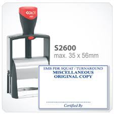 COLOP Classic Line S2600 Self-Inking Refillable Pre-Ink Stamp Quick Dry Waterproof Ink (36 x ...