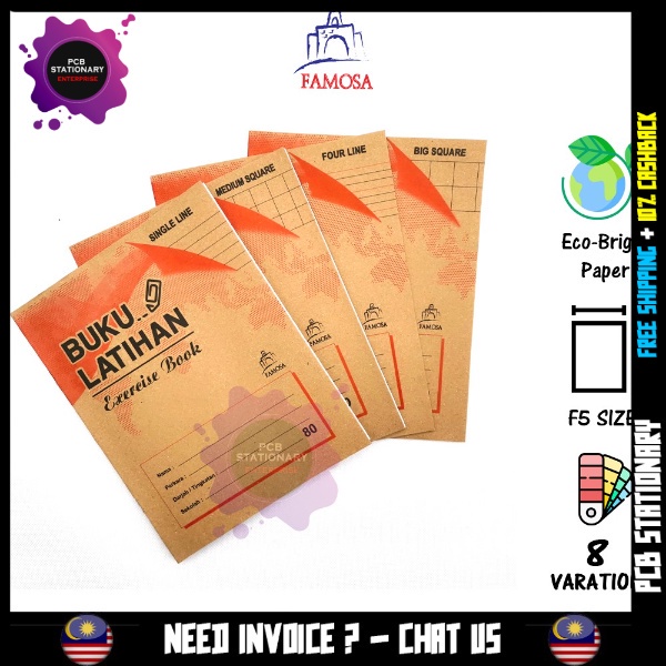Exercise Note Book 80Pages 80 muka surat | Shopee Malaysia