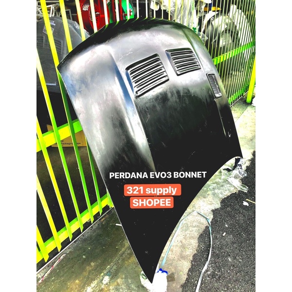 PERDANA EVO3 EVO 3 E3 FRONT BONNET BONET LL8350 // ENGINE COVER SCOOP ...