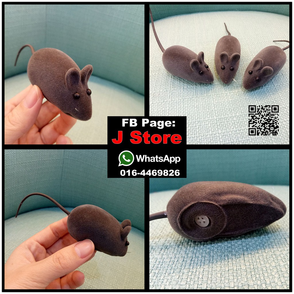 Squeaky fake mouse pet toy ( J Store ) | Shopee Malaysia