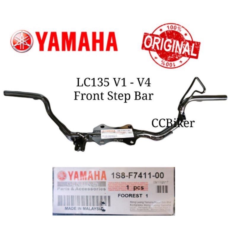 Front Footrest Step Bar Original Yamaha LC135 V1 V2 V3 V4 V5 V6 V7 / Y15ZR Y15 Pijak Kaki Depan ...