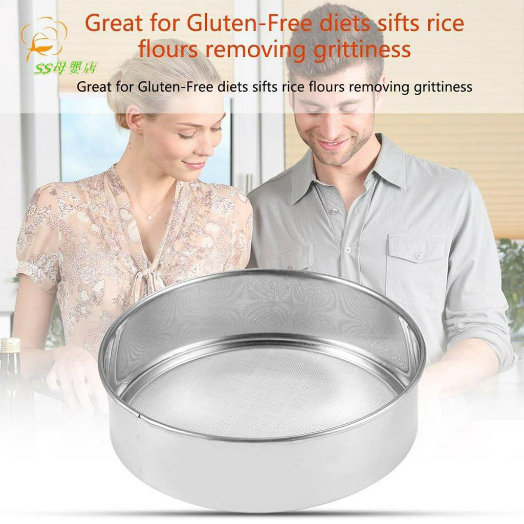 Stainless Steel Sieve Flour Sieve Sieve Cake Baking Kitchen Standard ...