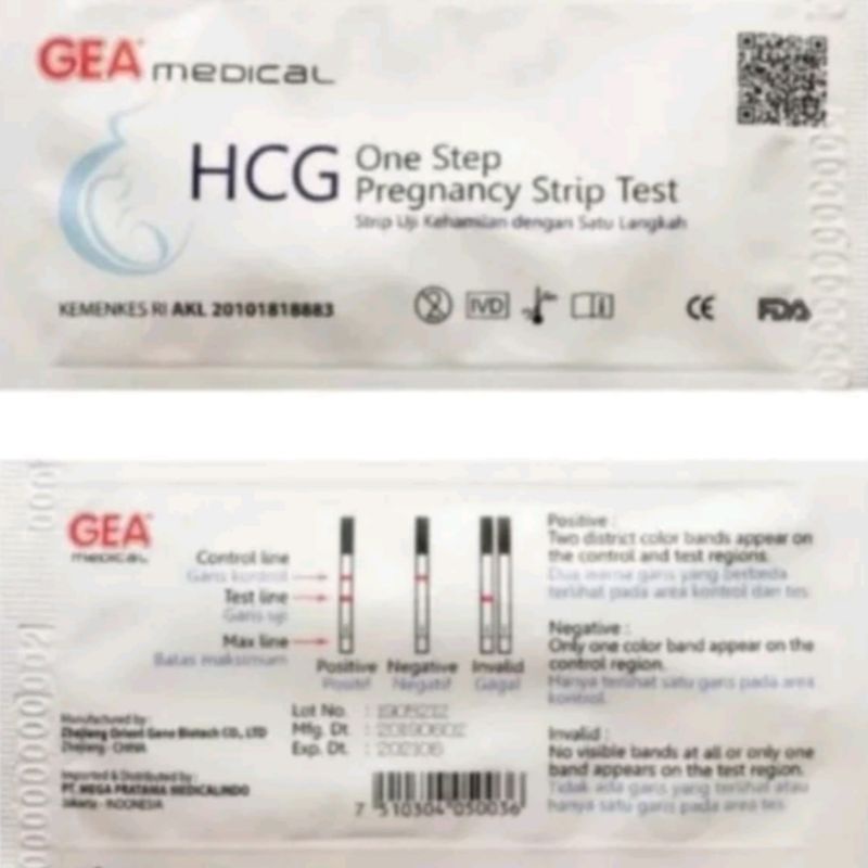 Gea GP CARE pregnancy test kit onemed pregnancy test pack | Shopee Malaysia