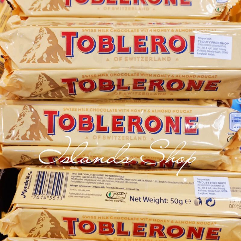 TOBLERONE 50G x 6 PACK 💯 LANGKAWI | Shopee Malaysia