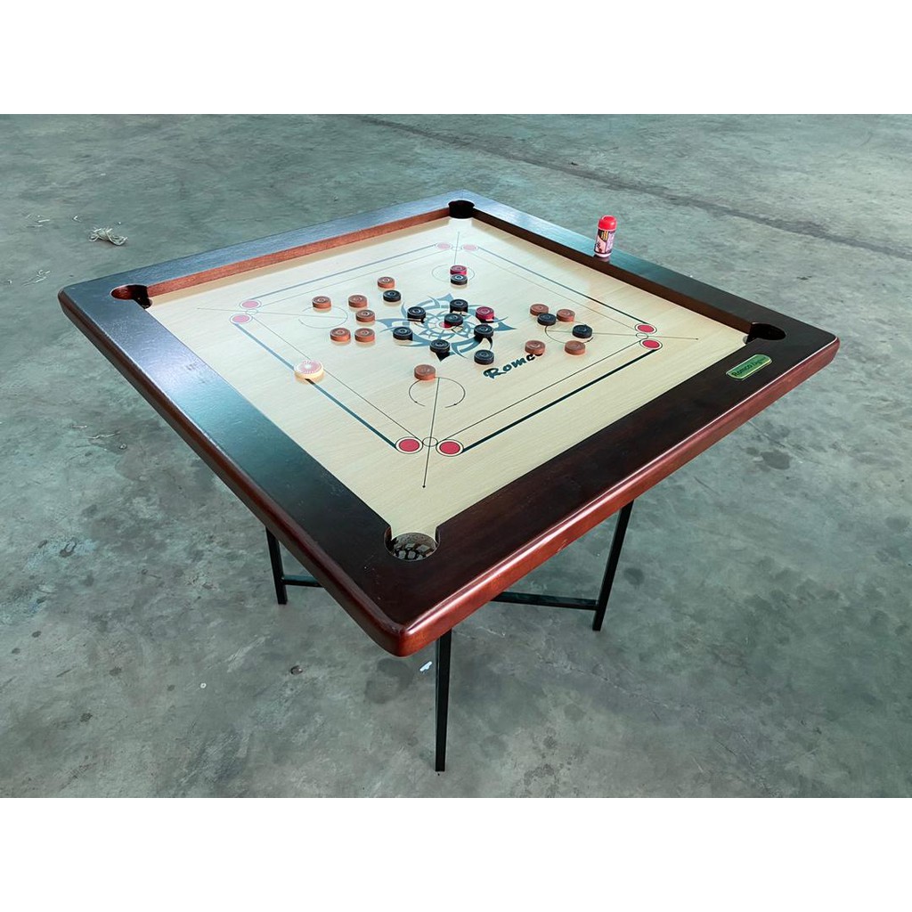 ROMCO Elegance Carrom Board w/ Carrom Stand (Carrom Men Included ...
