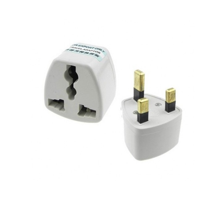 Universal 2 Pin To 3 Pin Plug Malaysia Converter Adapter US EU CHINA ...