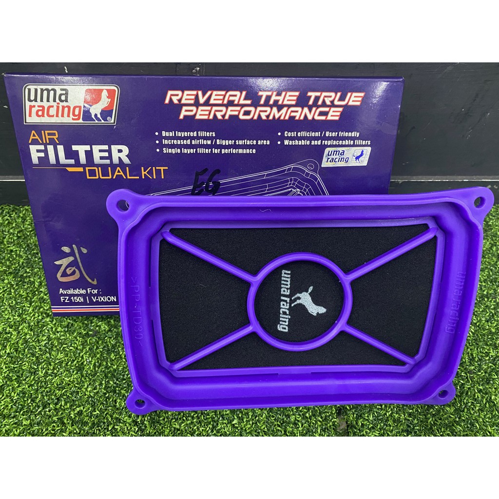 Uma Racing Air Filter Dual Kit Y15 LC RS150 VF3i NMAX RSX BELANG FZ NVX ...