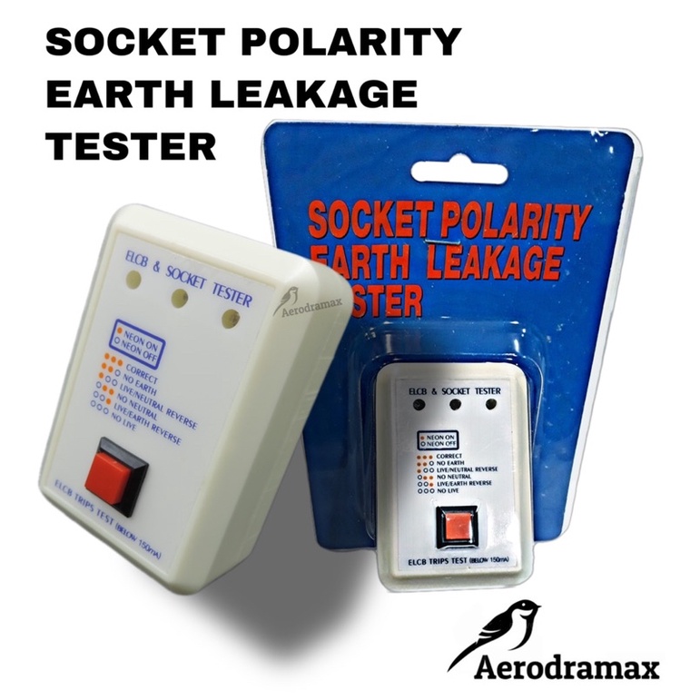 SOCKET POLARITY EARTH LEAKAGE TESTER | Shopee Malaysia
