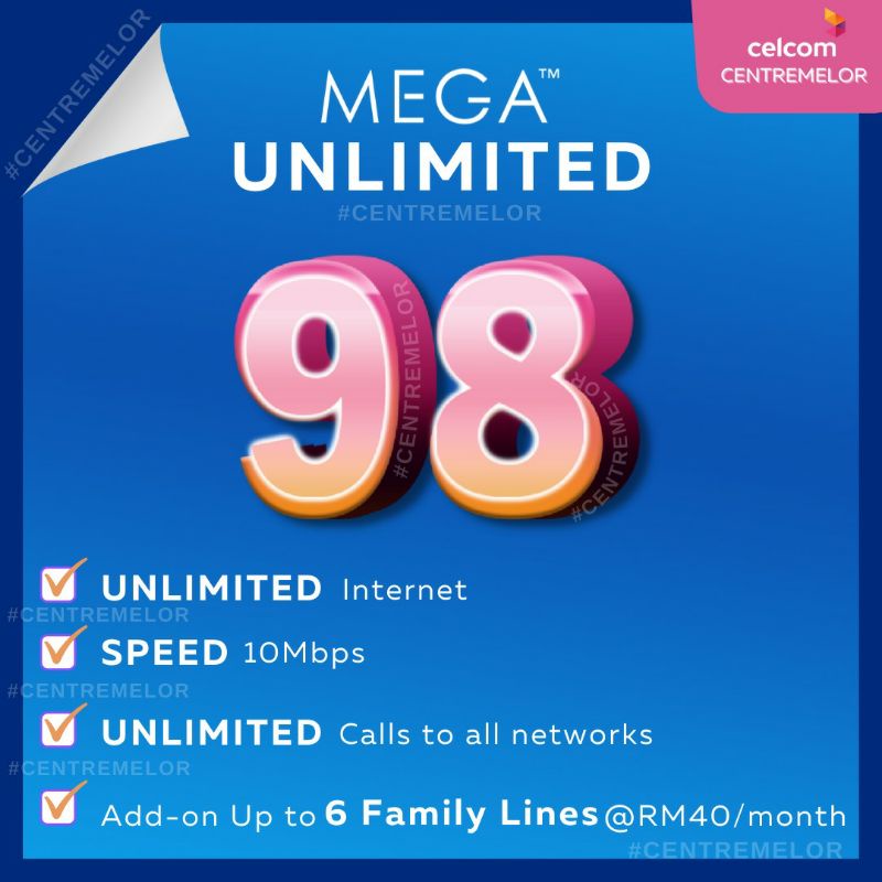 Plan Celcom Postpaid Unlimited Data | Shopee Malaysia