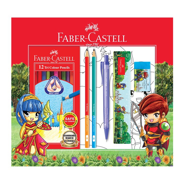 Faber-Castell Castle Heroes Gift Set (Box) | Shopee Malaysia