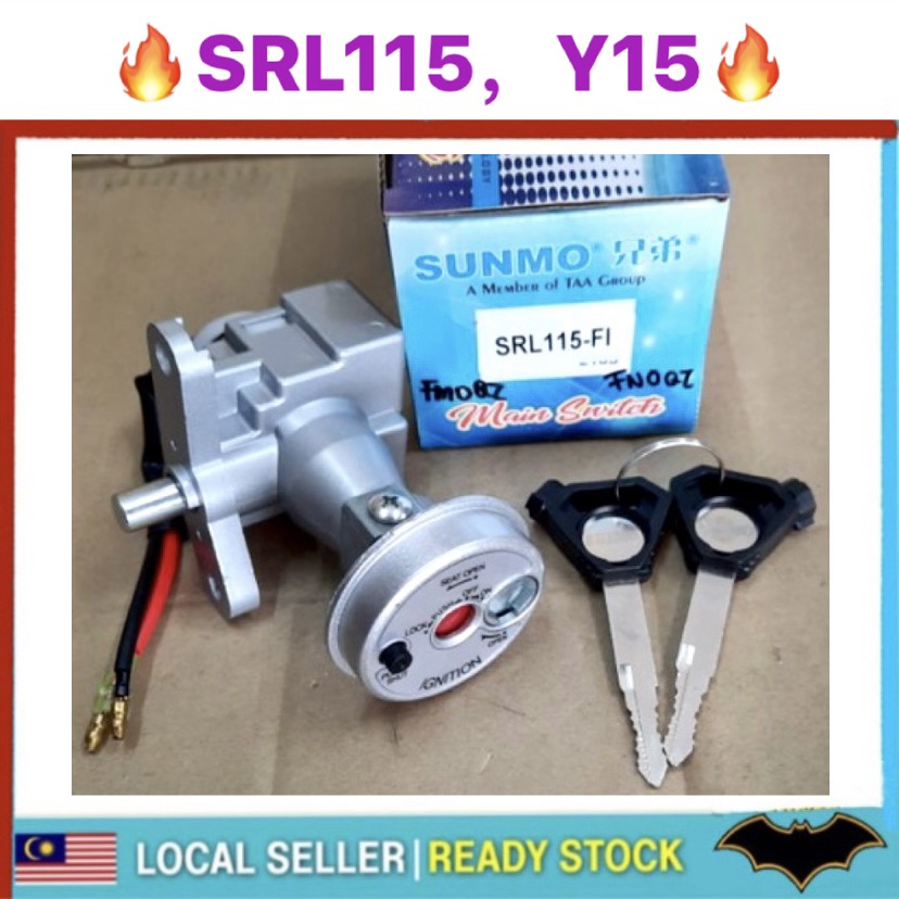 Main Switch COMPLETE Set Yamaha Lagenda 115 115ZR Kunci srl115 YSUKU ...