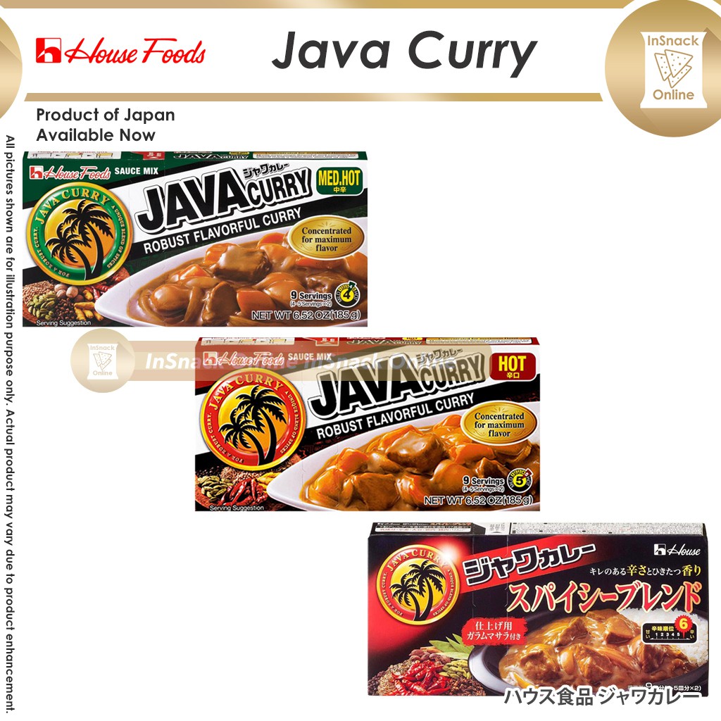 House Foods Java Curry Cube Spicy Hot Japan Japanese | Shopee Malaysia
