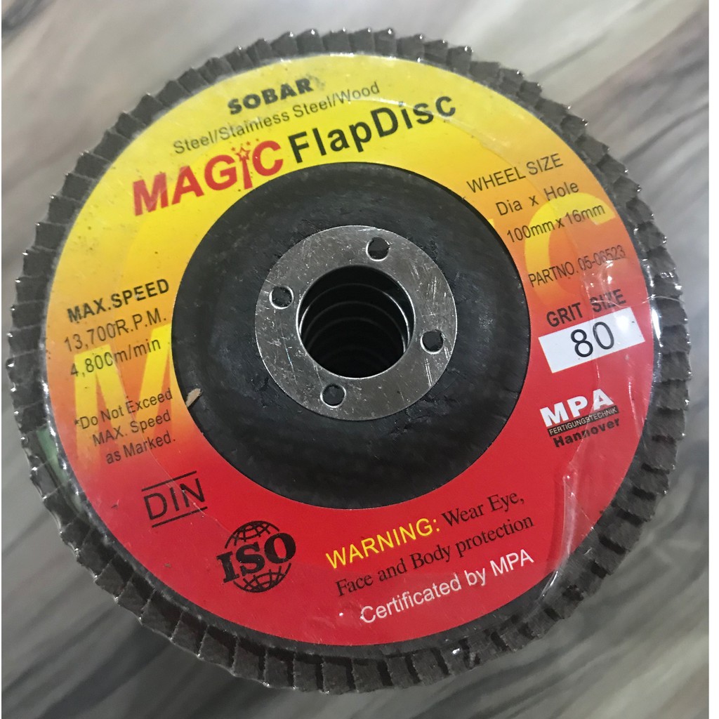 10pcs 4'' Magic Flap Disc 80 | Shopee Malaysia
