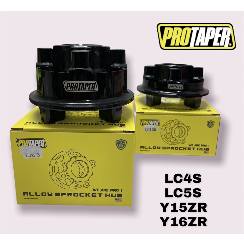 LC5S/Y15ZR/LC4S REAR SPOCKET HUB TITANIUM & BLACK ORIGINAL PROTAPER ...