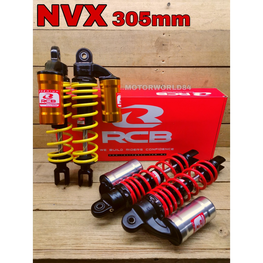 RCB ABSORBER MB2 MB 2 305mm NVX 155 NVX155 V1 V2 NMAX V2 SHOCK ABSOBER ...