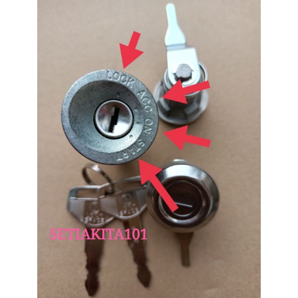 DAIHATSU DELTA LORRY V99/V116 IGNITION STARTER KEY LOCK SWITCH SET/DOOR KEY LOCK SET/KUNCI ...