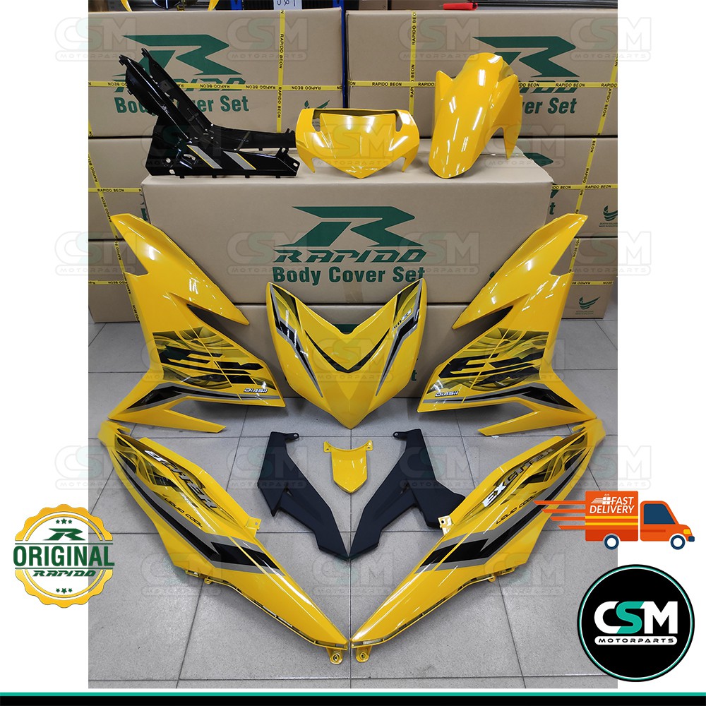 [READY STOCK] Coverset Bodyset Yamaha EXCITER-150 (40) Y15 Y15ZR V1 V2 Yellow Orange Blue Grey ...