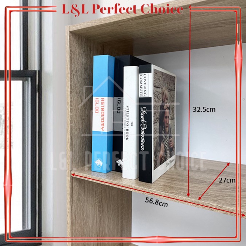 5 Tier Book Shelf / Multi-Purpose Rack / Shelf Storage Rack / Living ...