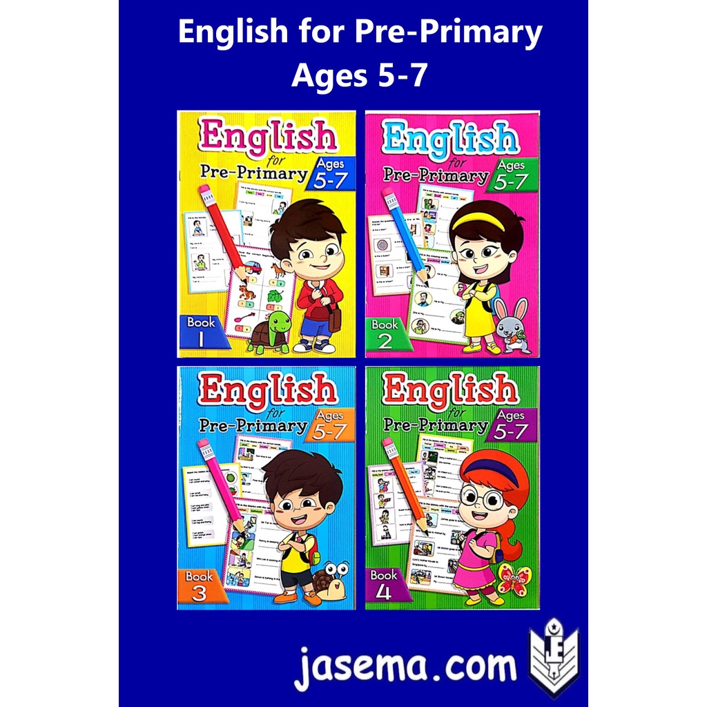 English for Pre-Primary Ages 5-7 for Preschool | Shopee Malaysia