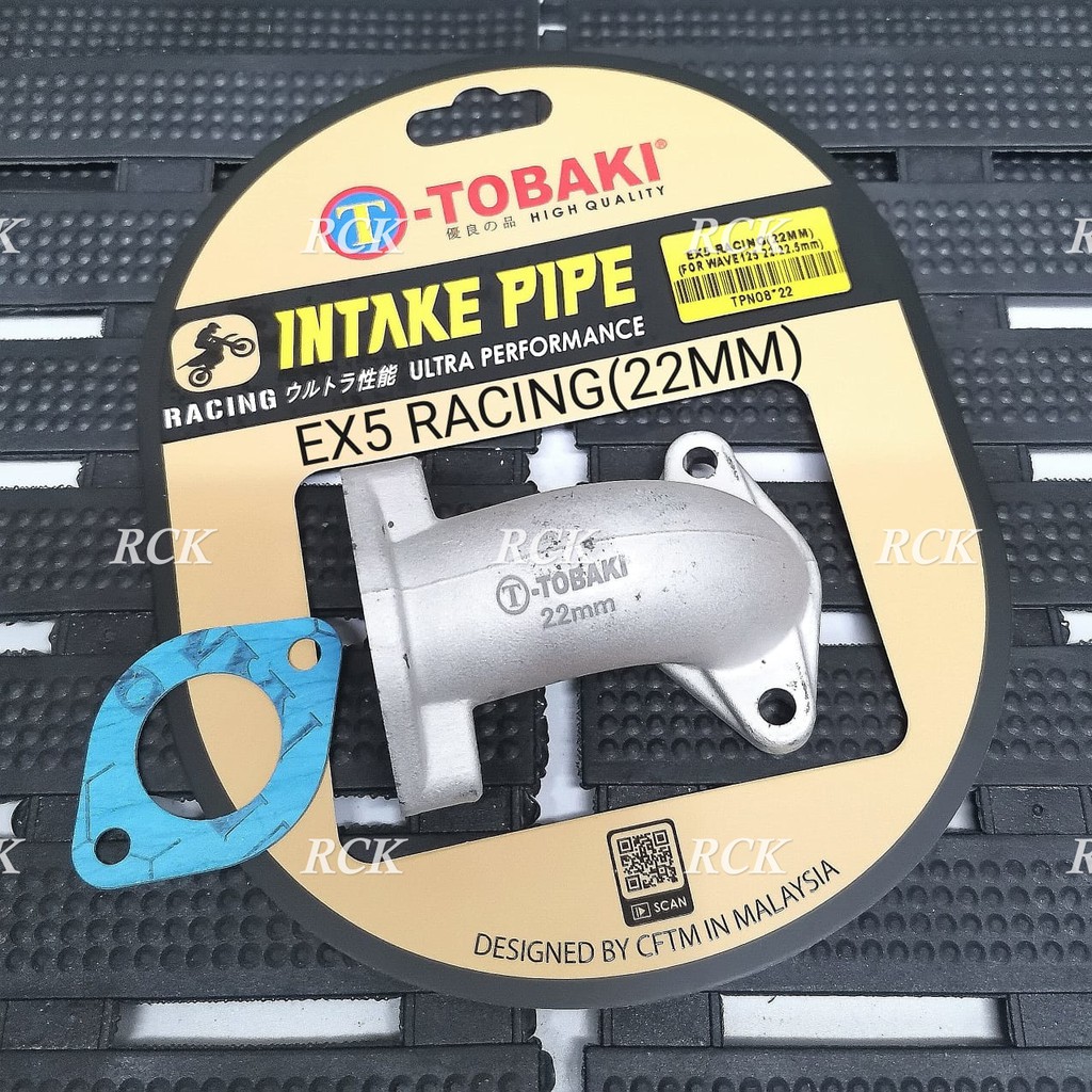 TOBAKI HONDA KFM/EX5/DREAM/W100 RACING INTAKE PIPE FOR CARBURETOR ...