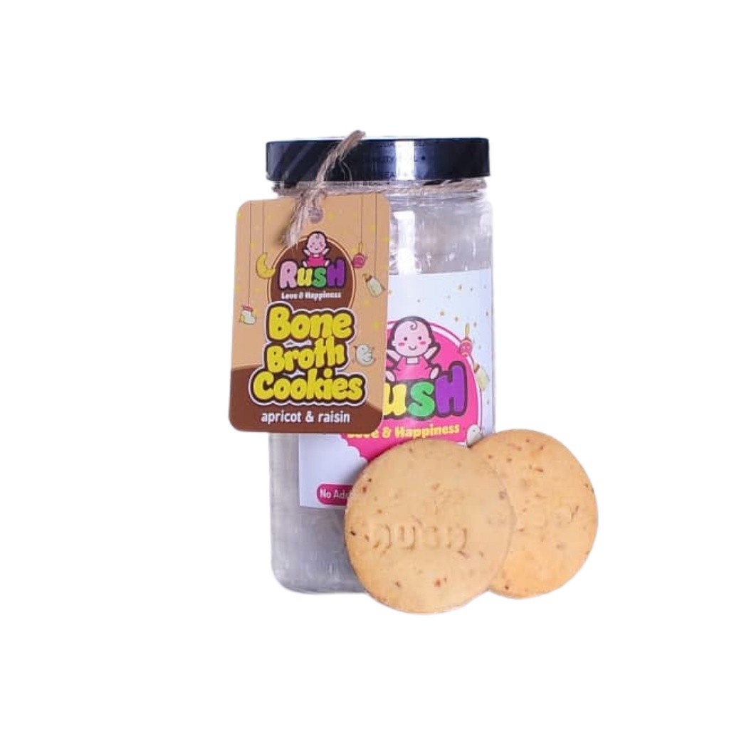 RUSH BABY Bone Broth Cookies BBC - Apricot Raisin 190g (7m+) | Shopee ...