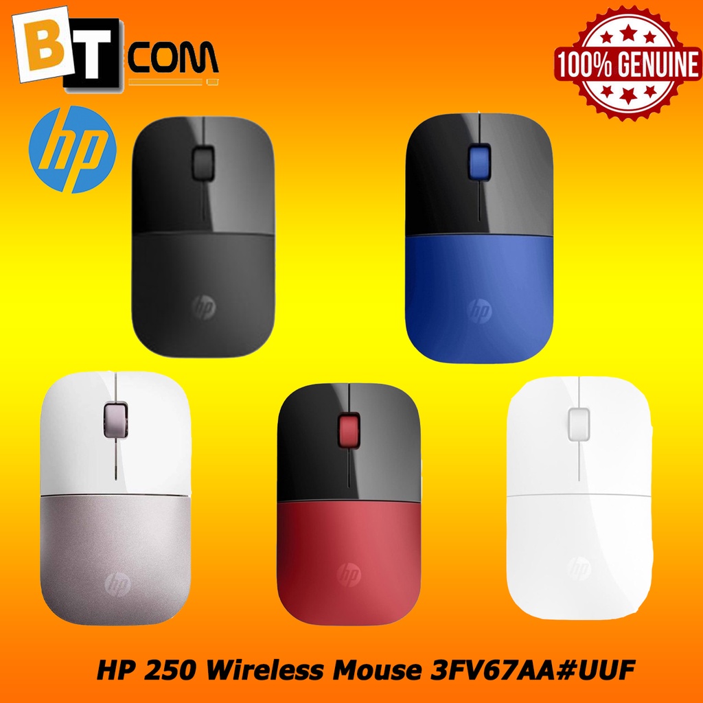 HP Wireless Mouse Z3700 (Black/White/Blue/Red/Pink) | Shopee Malaysia