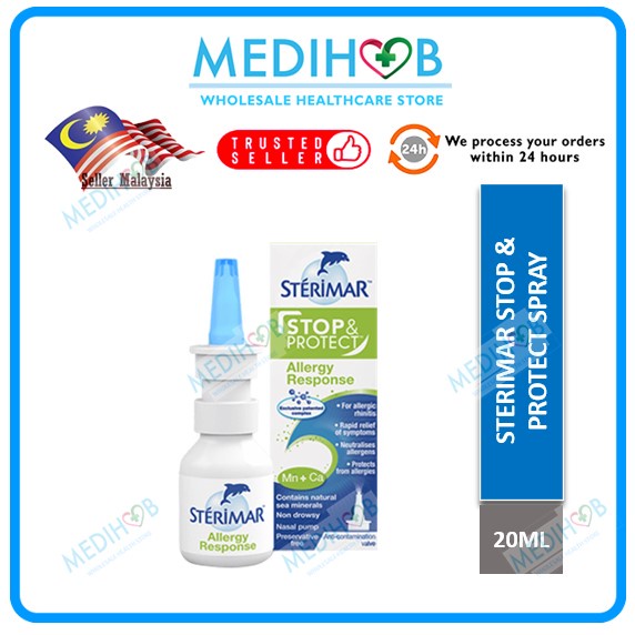 [NEW EXP] Sterimar Stop & Protect Allergy Response Nasal Spray 20ml ...