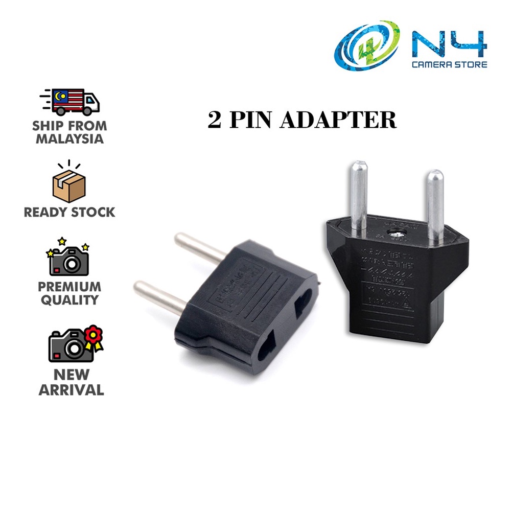 2-pin OR 3-Pin Universal Adapter Plug Travel Adapter 3 Pin Malaysia ...
