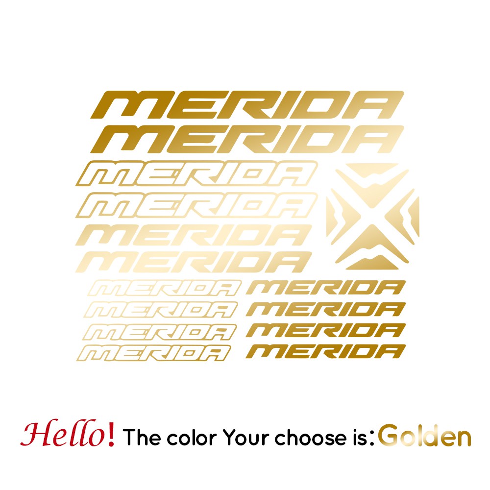 Merida MTB Road Bicycle Stickers Mountain Bike Frame Sticker Decals ...