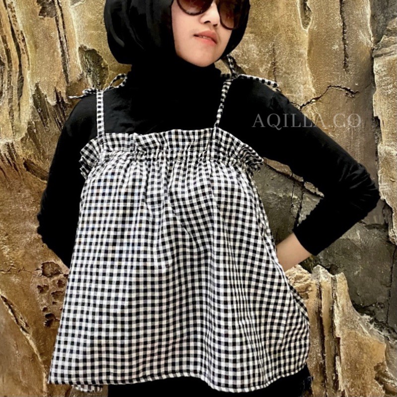Ready To Send! Yuna TANKTOP HALAL | Hijab TANKTOP | Modern CROPTOP ...