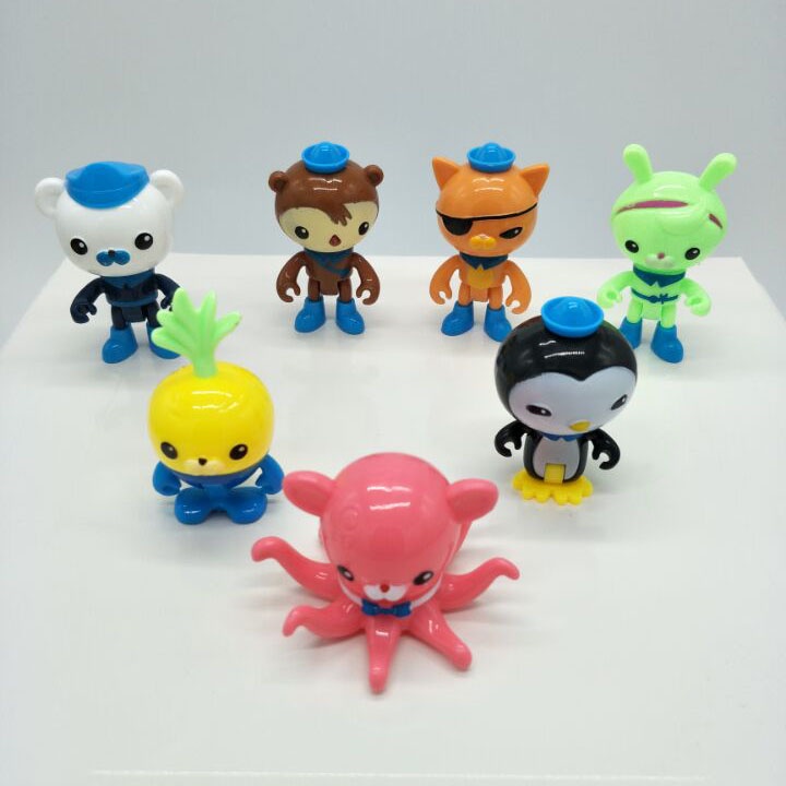 [Ready Stock 已消毒]The Octonauts (海底小纵队) Cartoon Toy 8 in1 set Value Pack ...