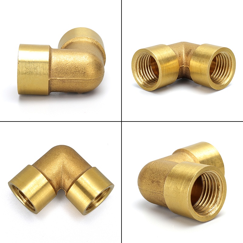 1/8" 1/4" 3/8" 1/2" 3/4" Male Female Thread Brass Equal Elbow Fittings 90 Degree Brass Elbow ...