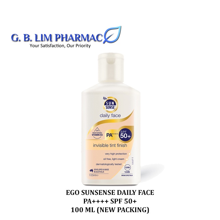 EGO SUNSENSE DAILY FACE SPF50+ 100ML One Bottle (EXP: 23-MAY-2026 ...