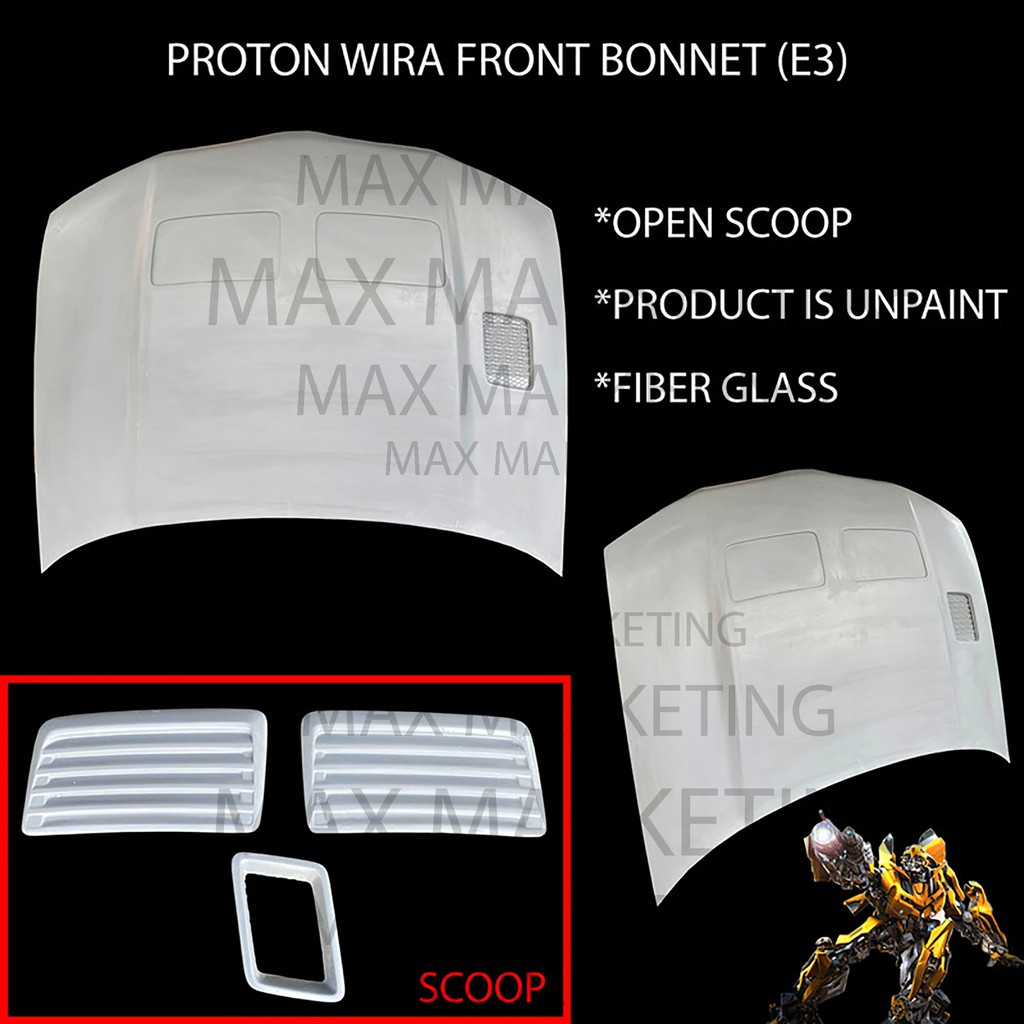B1634 PROTON WIRA EVO 3 (E3) FRONT BONNET BONET | Shopee Malaysia