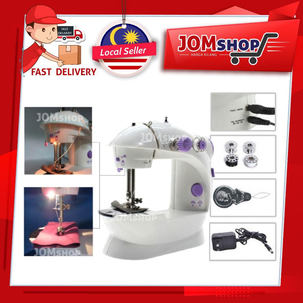 Mini Portable Sewing Machine Home Mesin Jahit/ Electric Sewing Machine ...