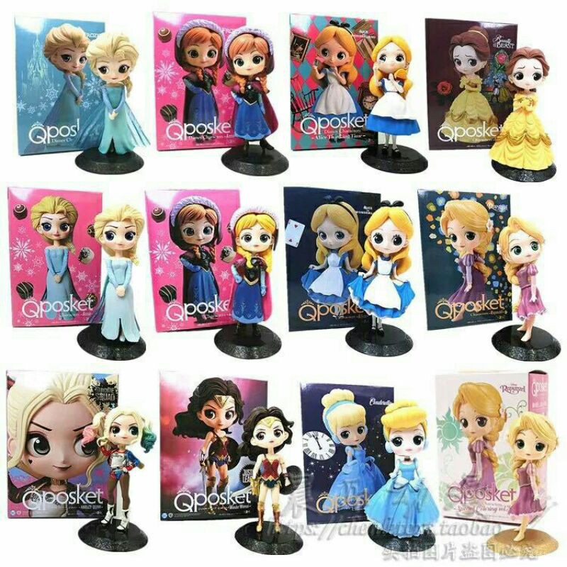港版模型 Q POSKET FIGURES DISNEY PRINCESS FIGURE TOY QUALITY Q-POSKET ...