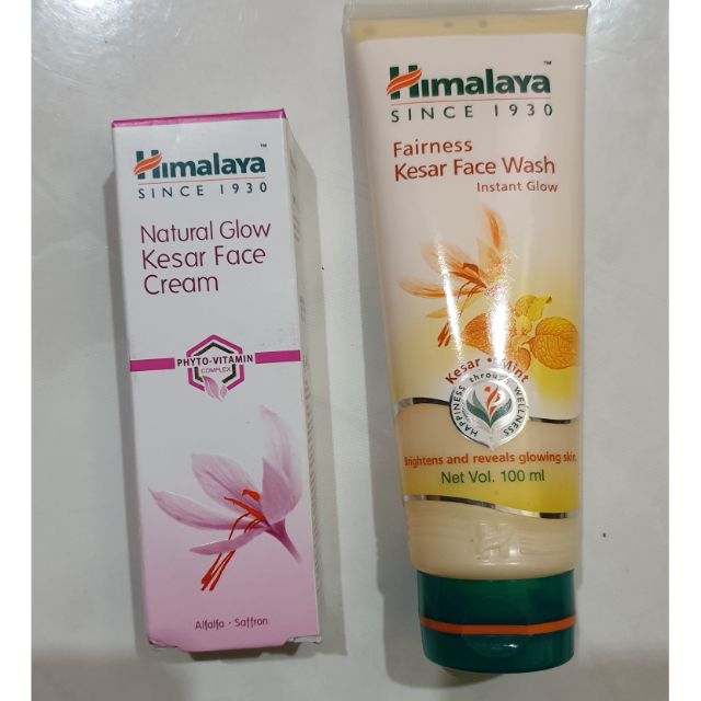 Himalaya Kesar Face Cream and Natural Glow Kesar Face Cream set ...