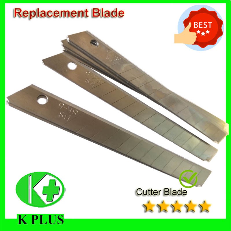 stationary paper cutter refill Cutter blade replacement 8mm knife pisau ...