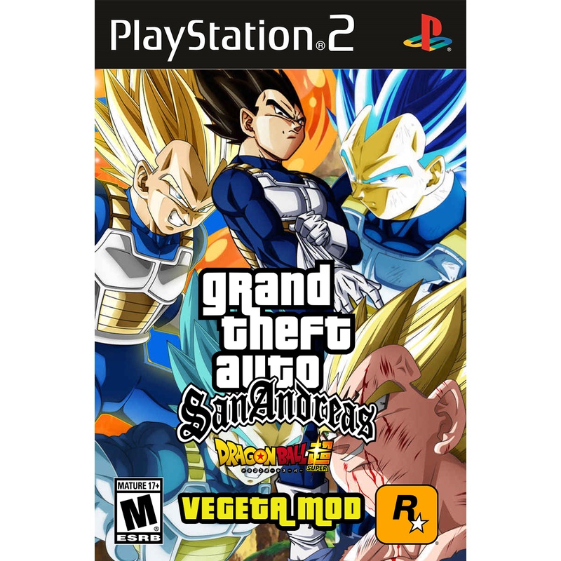 GTA Grand Theft Auto San Andreas (Mod Vegeta) CD Games PS2 | Shopee ...
