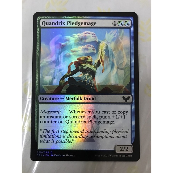Magic The Gathering Quandrix Pledgemage (STX)(Foil) | Shopee Malaysia
