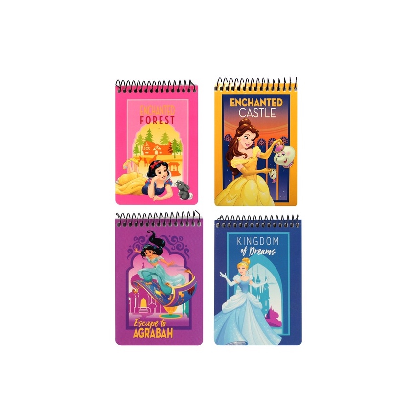 Disney Princess A7 50 Sheets Spiral Note Book - Cute Stationery for ...